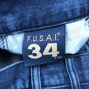 Fusai jeans | Jeans | Fusai Mens Straight Leg Denim Blue Jeans | Poshmark